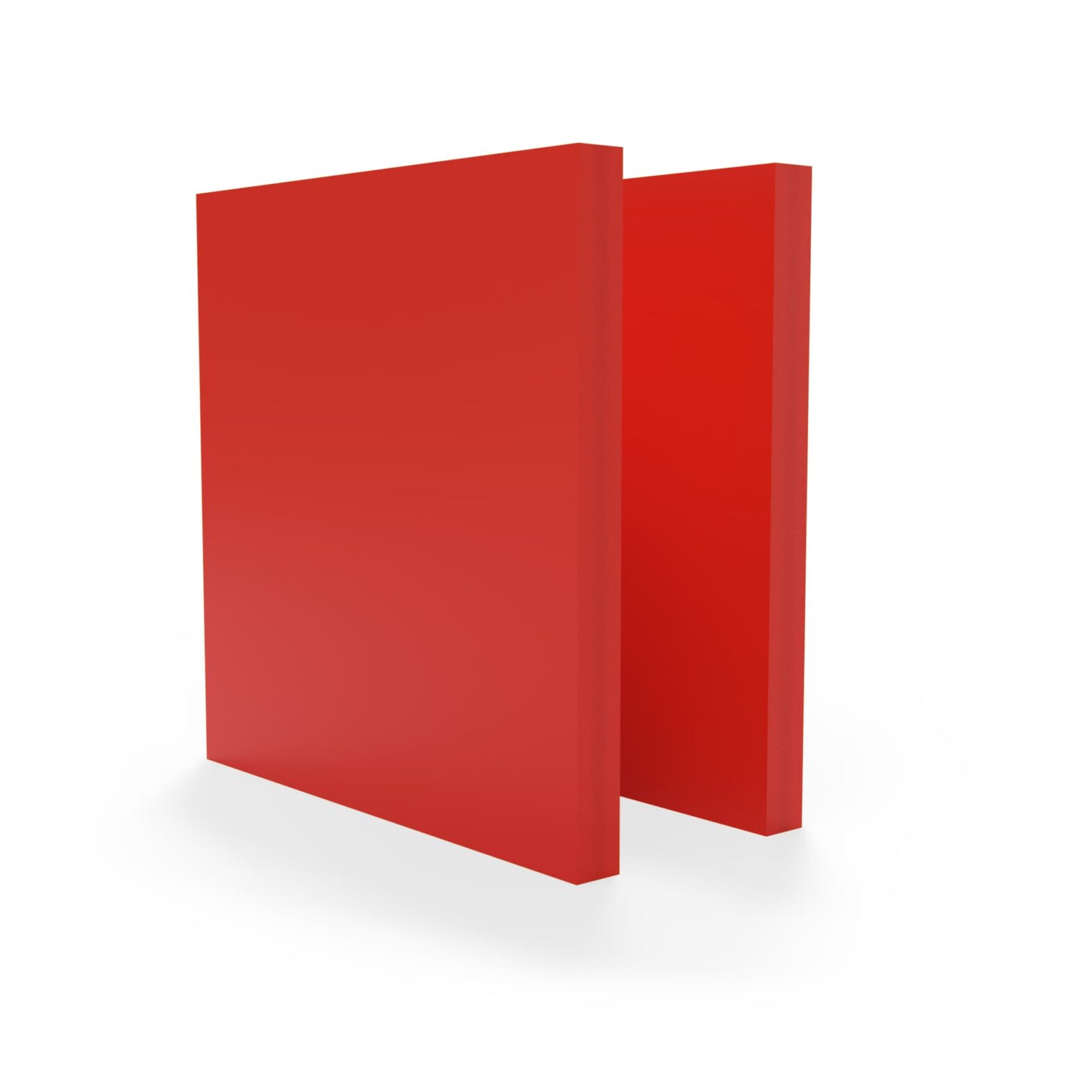 PVC-Schaum rot RAL 3020 5 mm - Plexideal